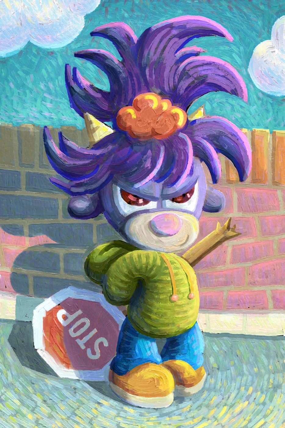 Rebel Kid - Finished Artworks - Krita Artists