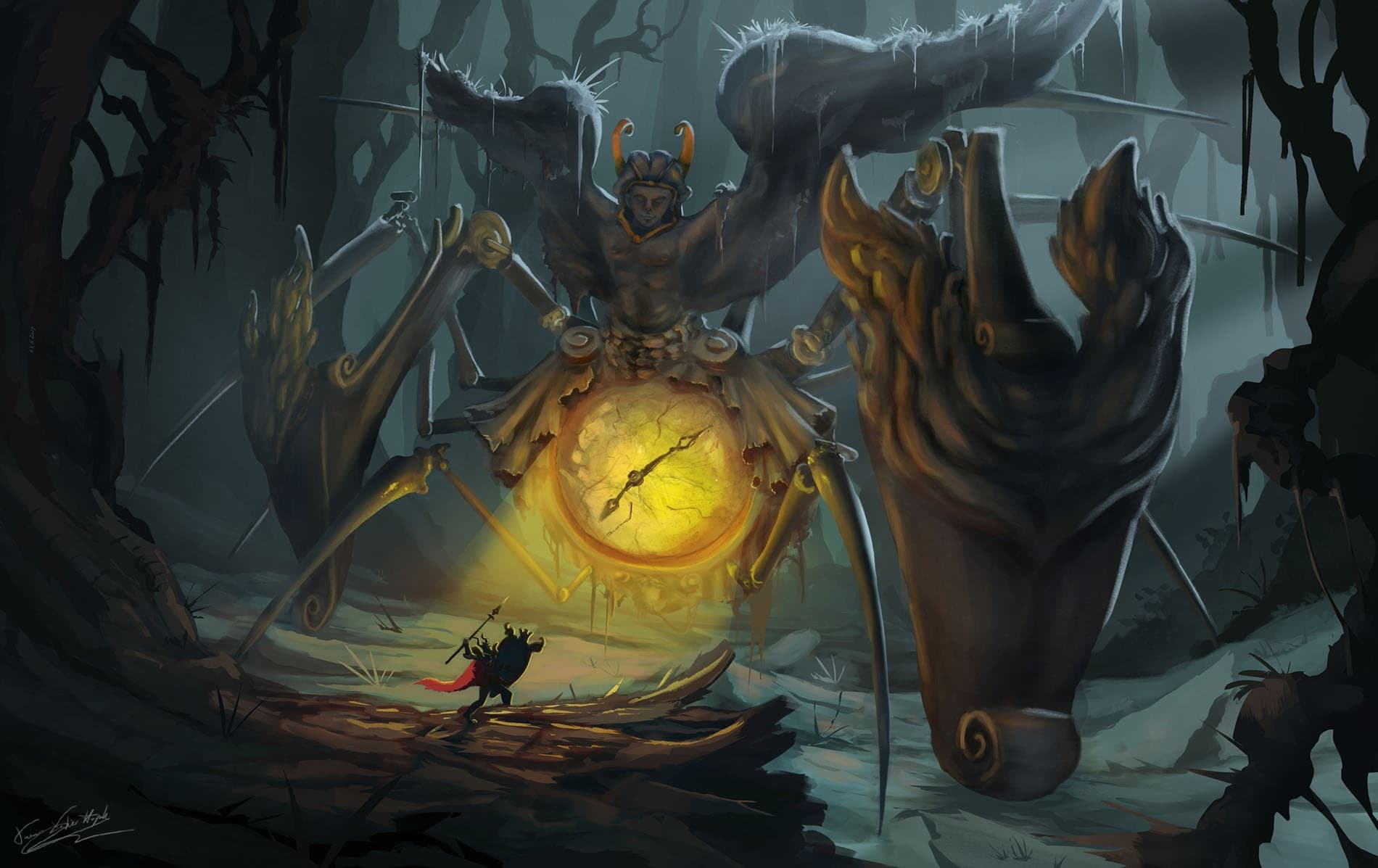 Time Demon - Finished Artworks - Krita Artists