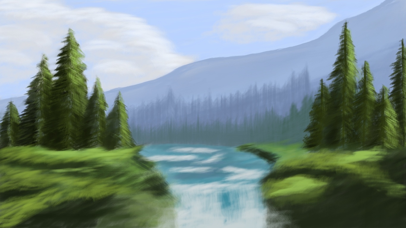 First attempt at traditional style - Finished Artworks - Krita Artists
