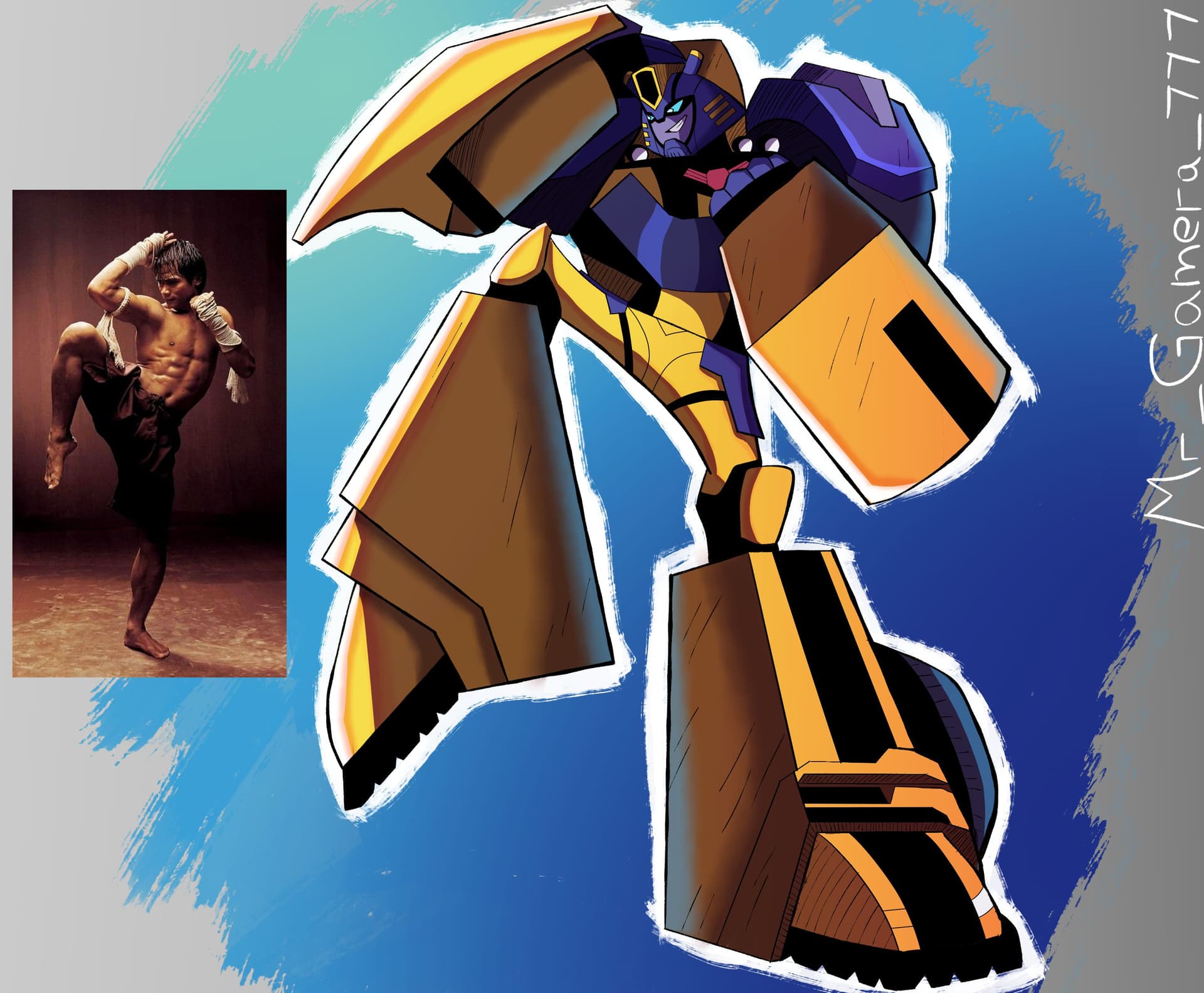 Poses de referencia #1: Bumblebee prime - Finished Artworks - Krita Artists
