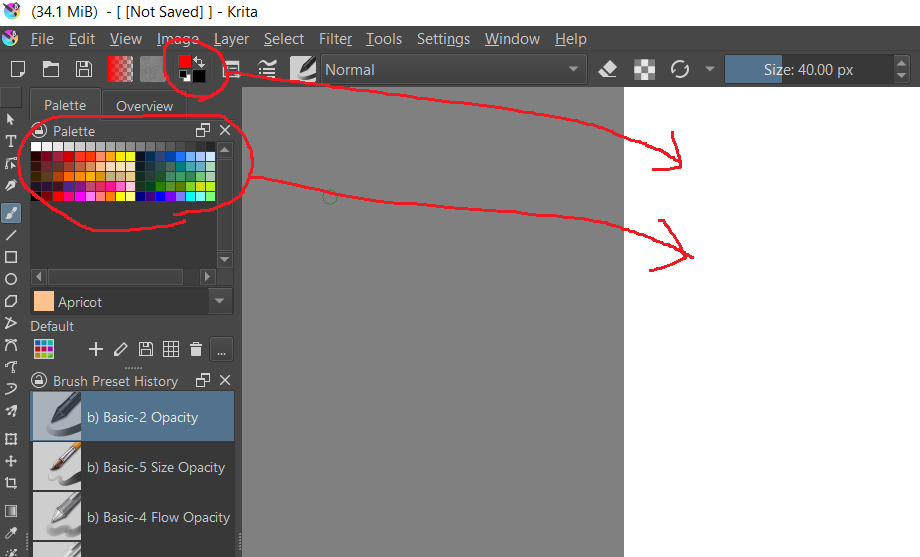 Drag-fill? How to use? - Basics & Interface - Krita Artists