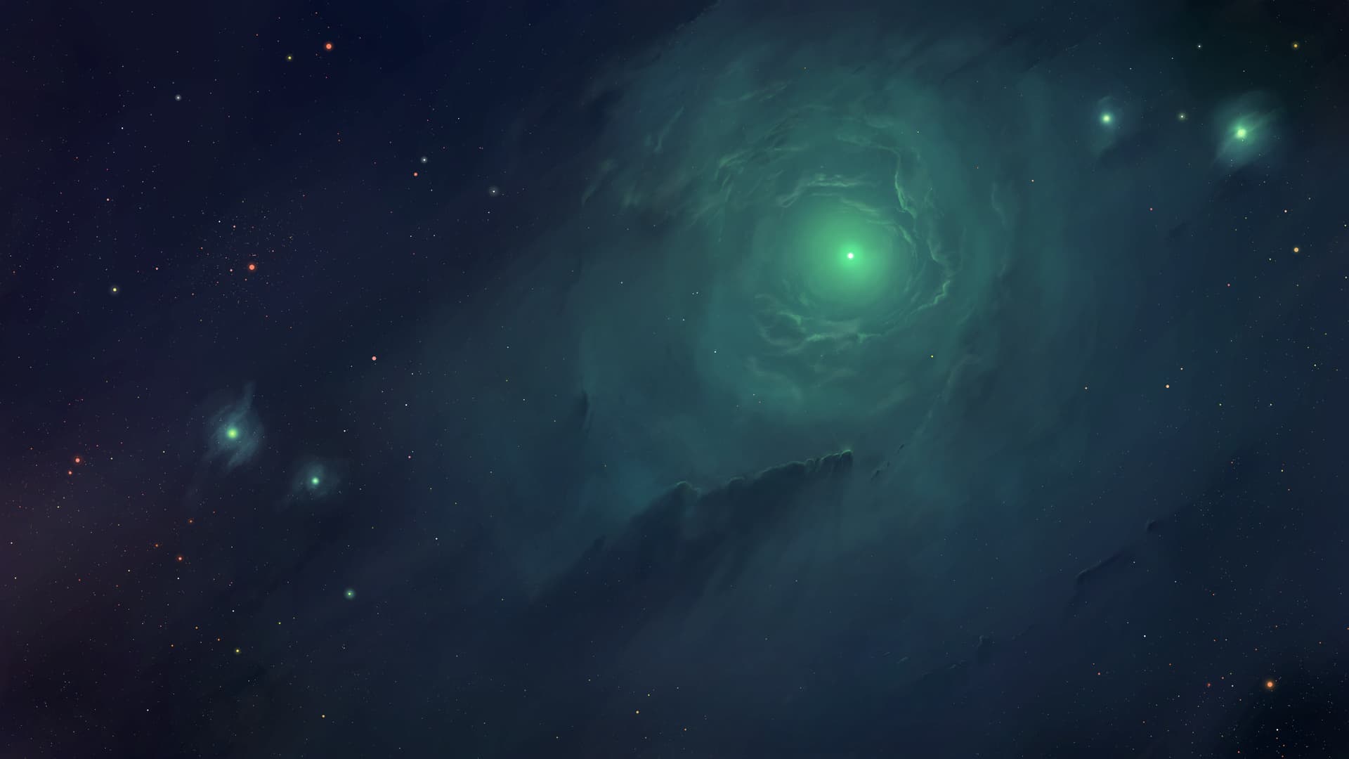 Nonrealistic spacescape - Finished Artworks - Krita Artists