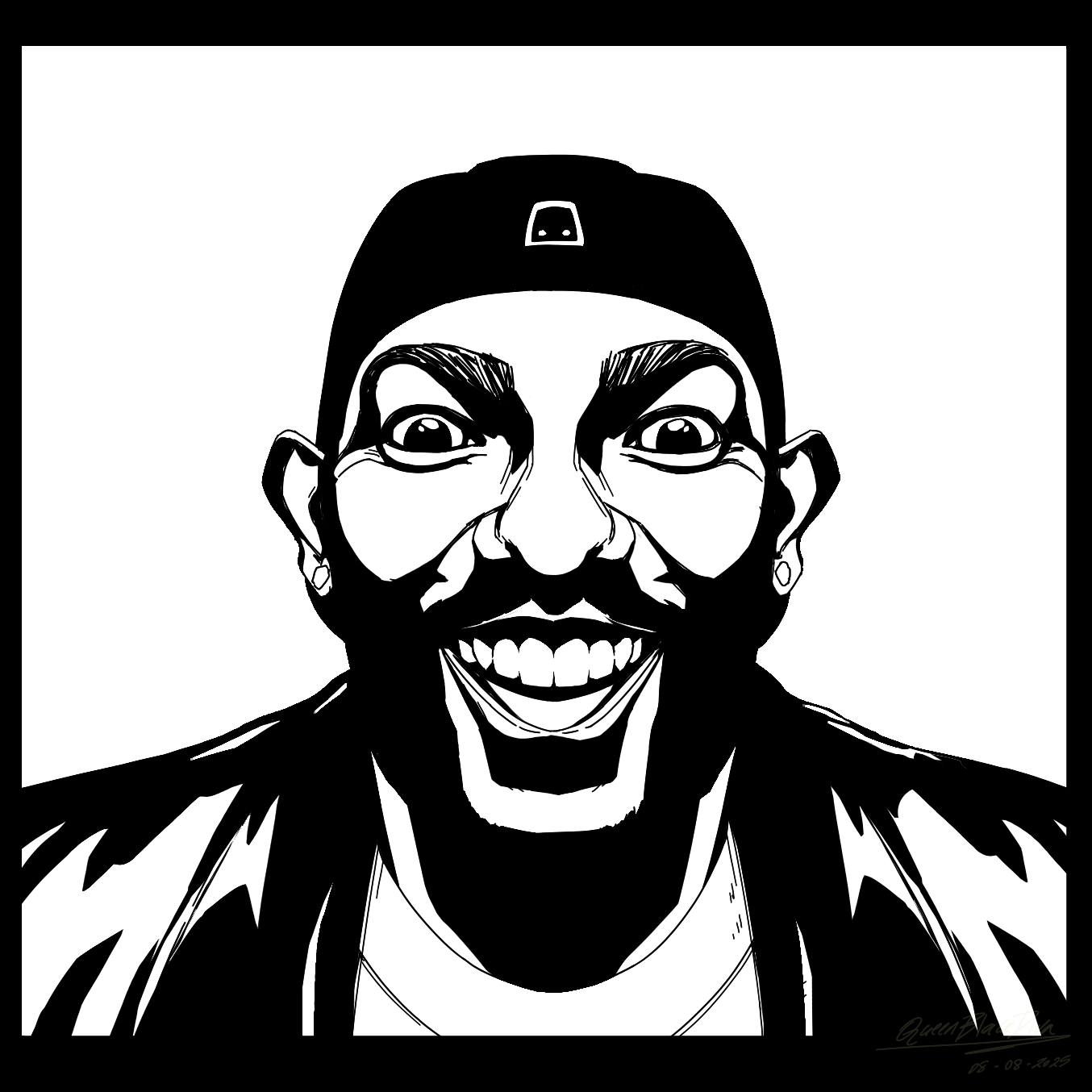 Kendrick Lamar fanart - Finished Artworks - Krita Artists