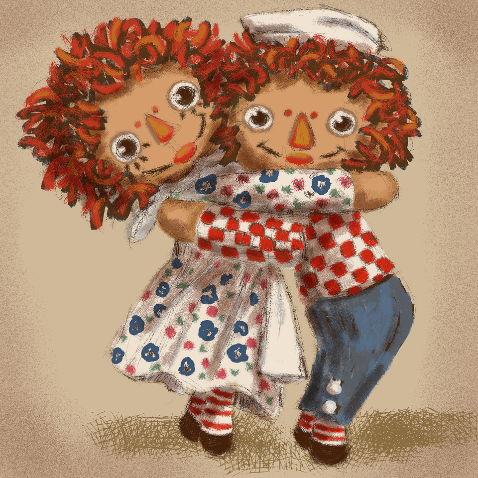 raggedy ann and andy drawings
