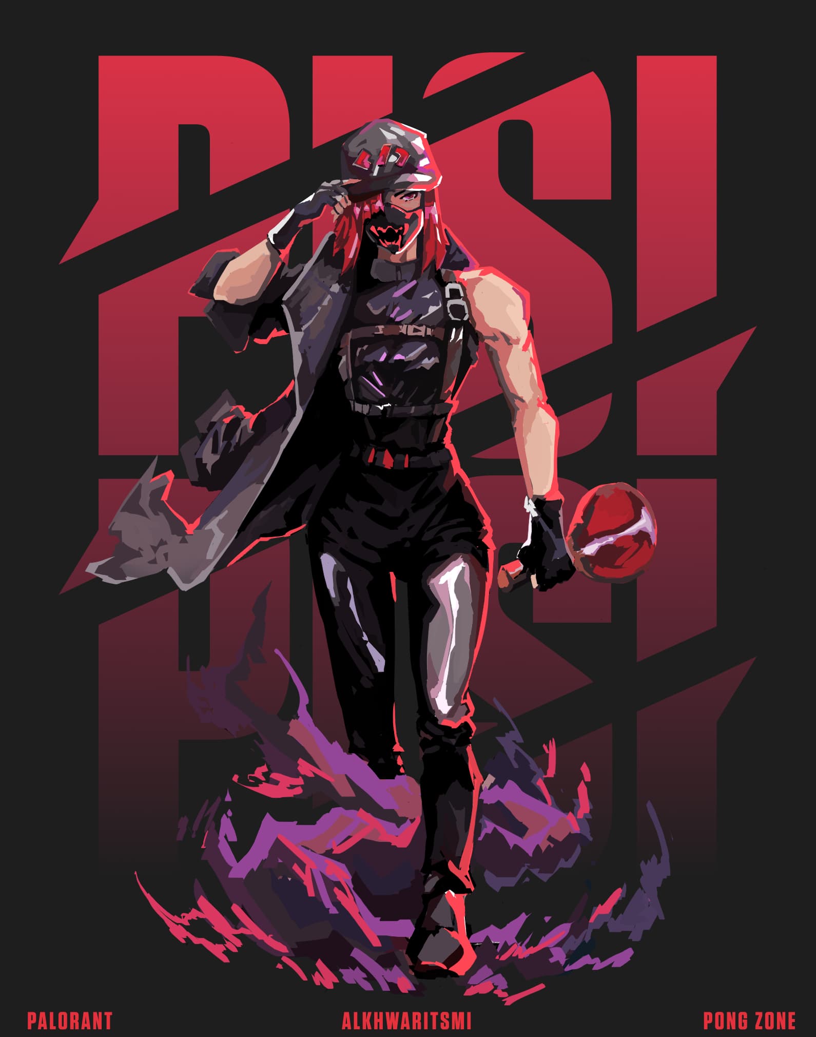 VALORANT style study - Finished Artworks - Krita Artists