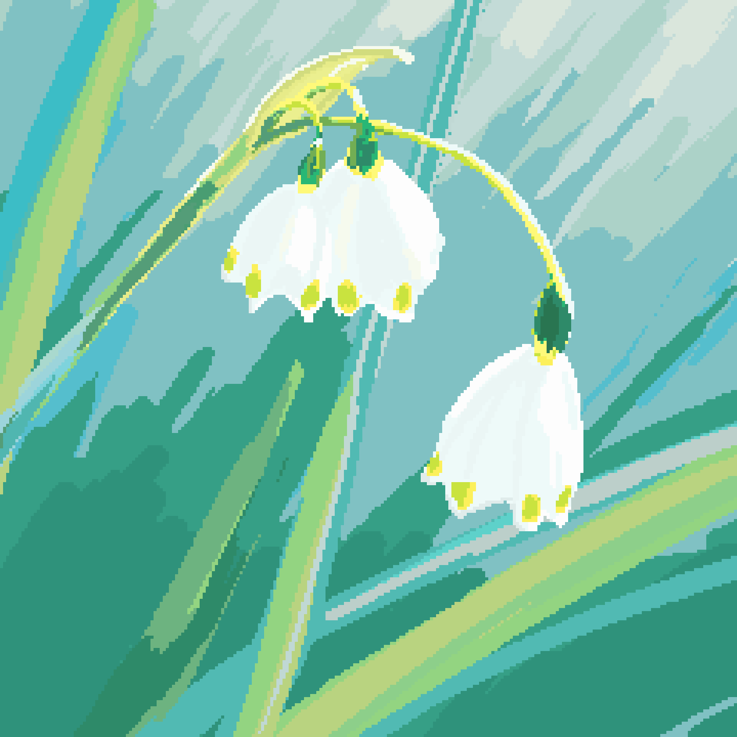 Snowflake flower - Finished Artworks - Krita Artists