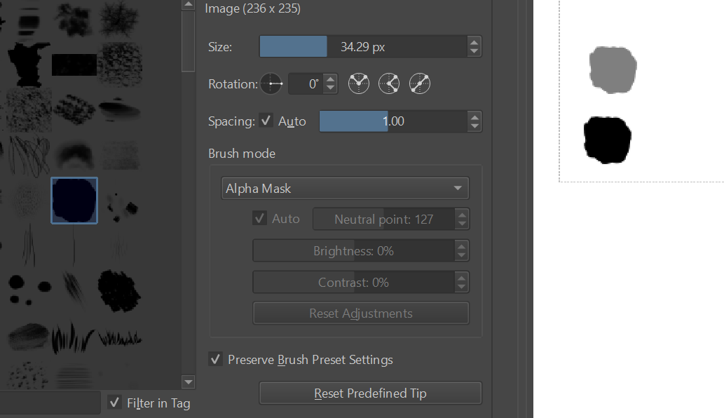 Brush Tip - Alpha Mask (Bug?) - Artists Feedback & Testing - Krita Artists