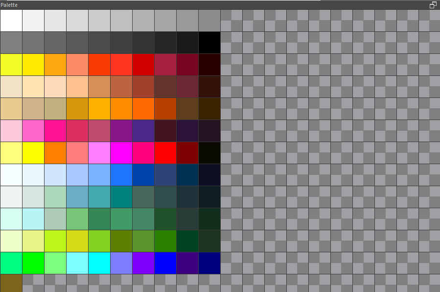 Default palette changes unaspected from 20 colors to 10 - Bundles and ...