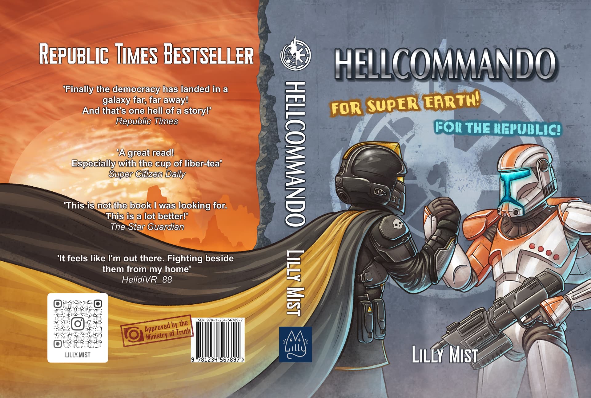 Hellcommando book cover design - Finished Artworks - Krita Artists
