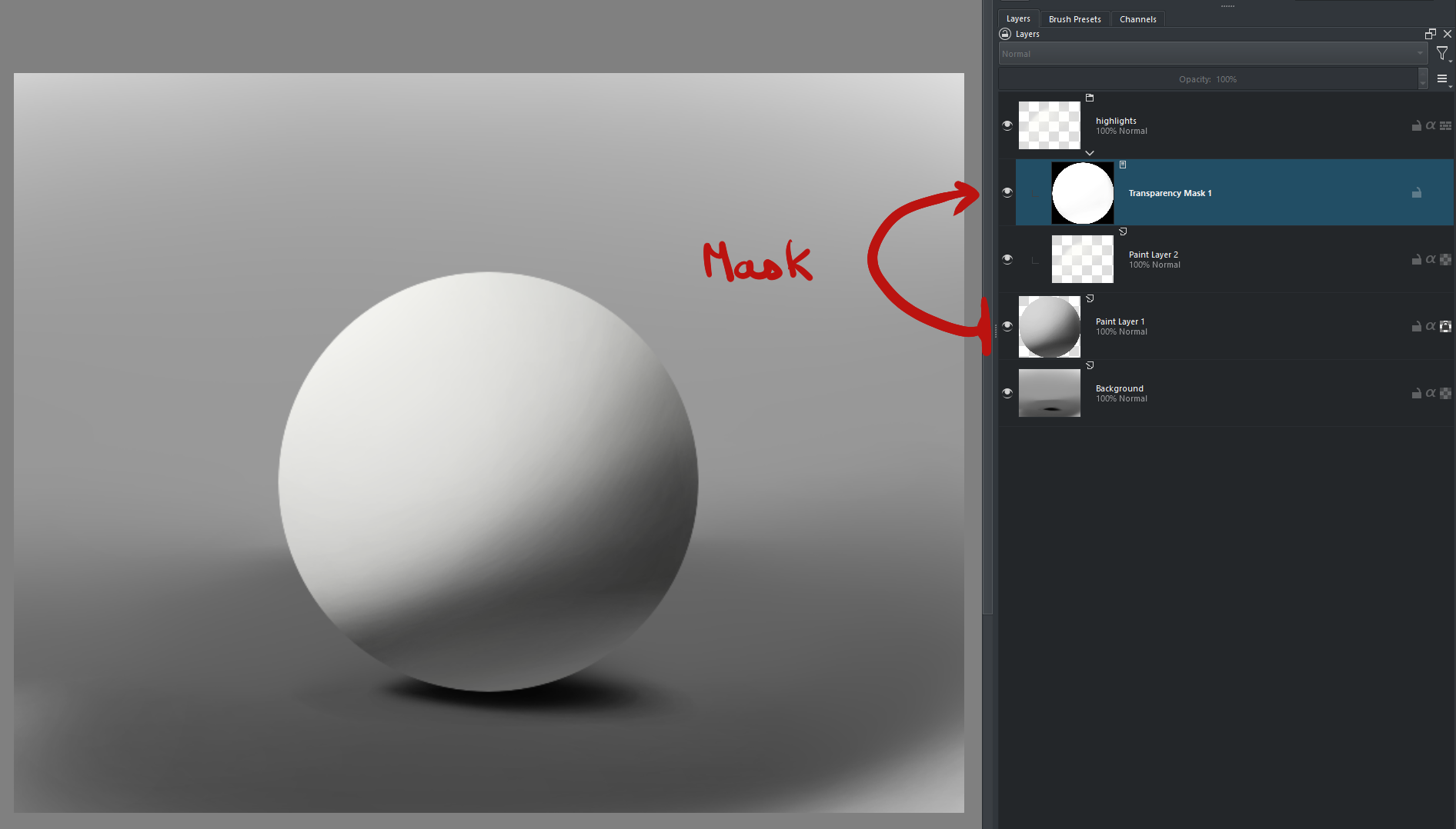 Transparency Mask upgrade - Feature Requests - Krita Artists