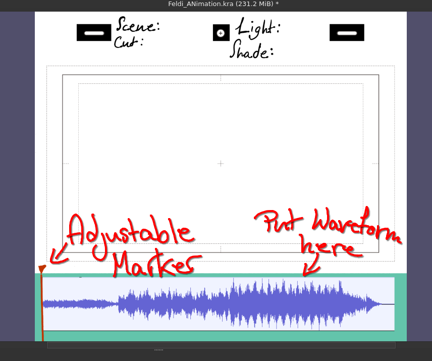 Simplified Krita Animation Template with soundbar - Brushes and Bundles ...