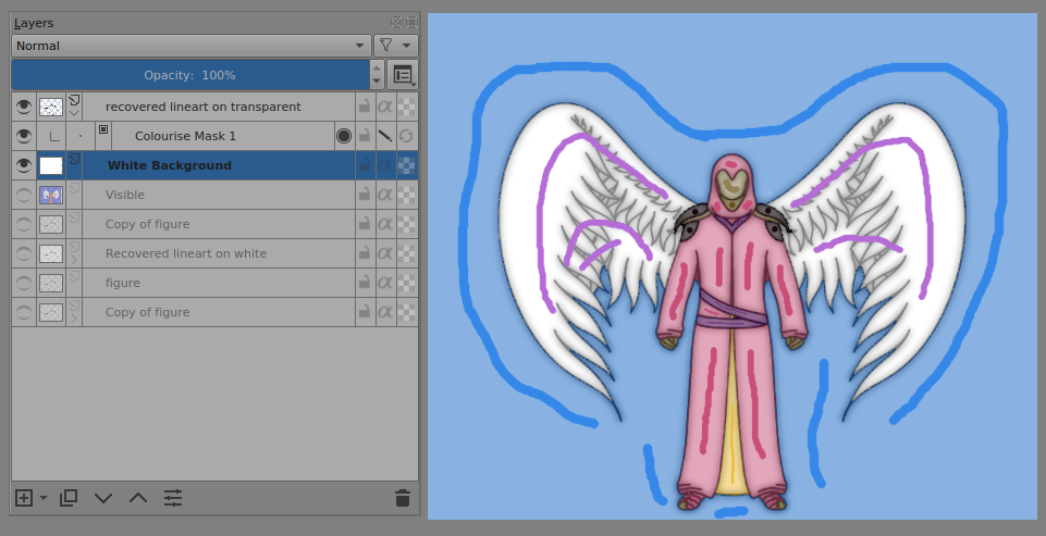 Colorize Mask Layer Problem - General Questions - Krita Artists
