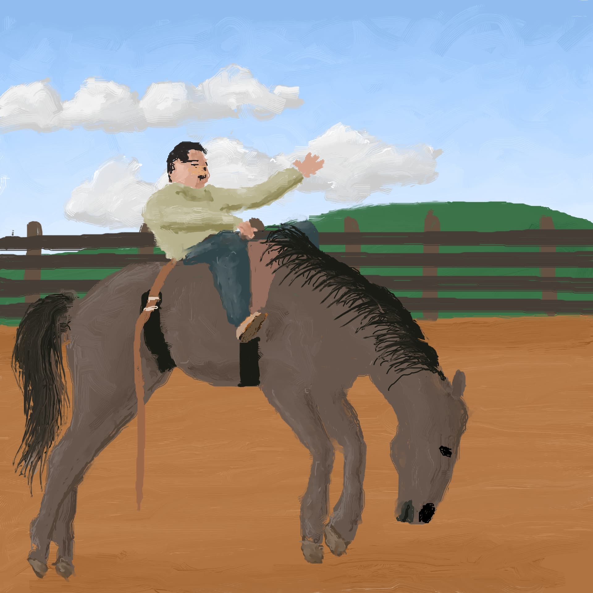 Practice Ride - Finished Artworks - Krita Artists