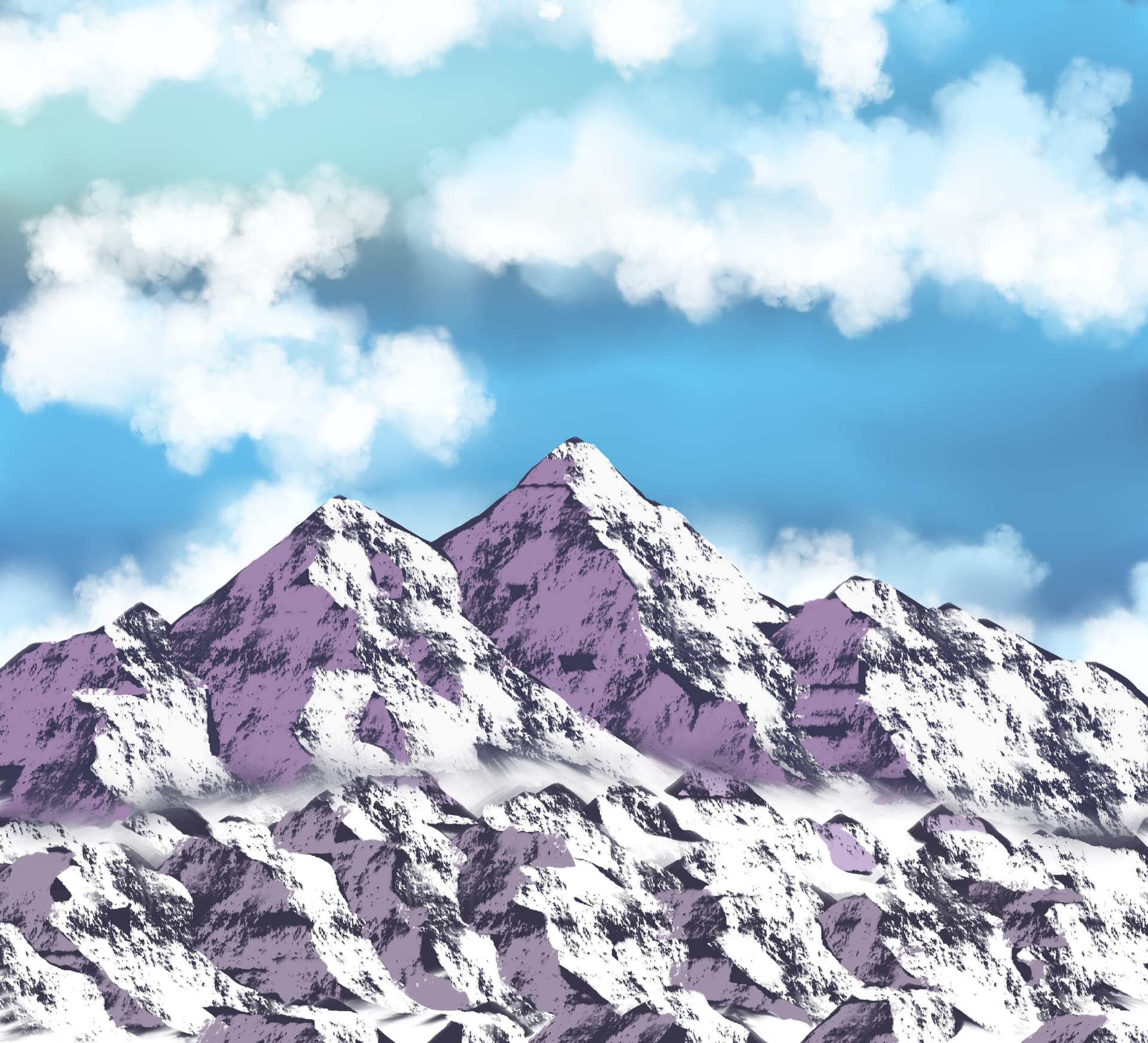 Snowy Range - Finished Artworks - Krita Artists