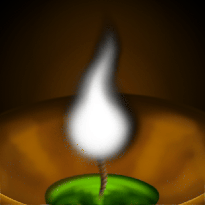 Animated Candle Flame