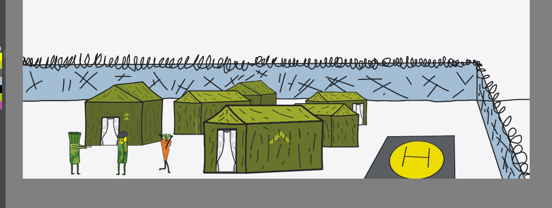 New animation in progres (The vegetables war) - Work In Progress ...