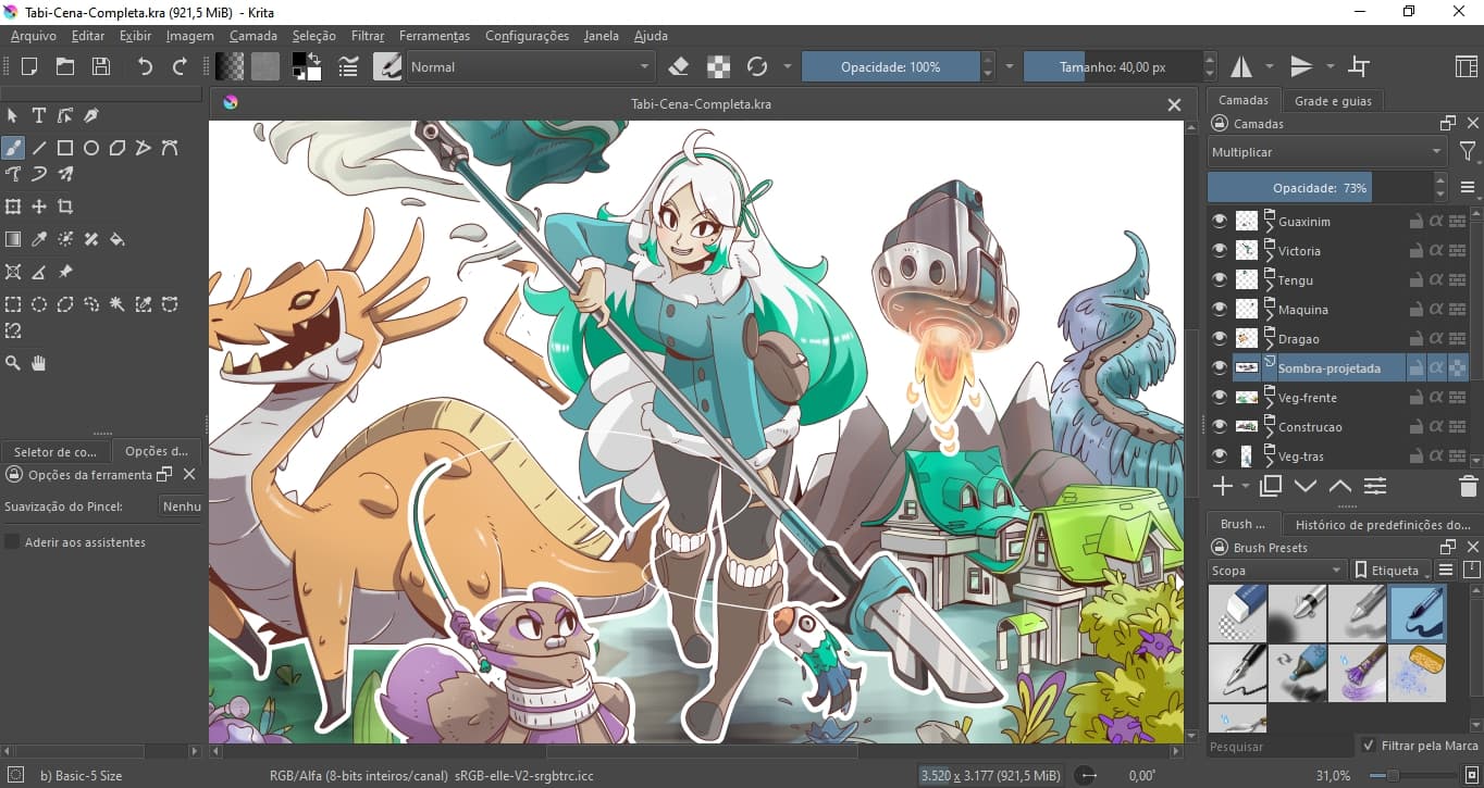 Game Interface - Finished Artworks - Krita Artists