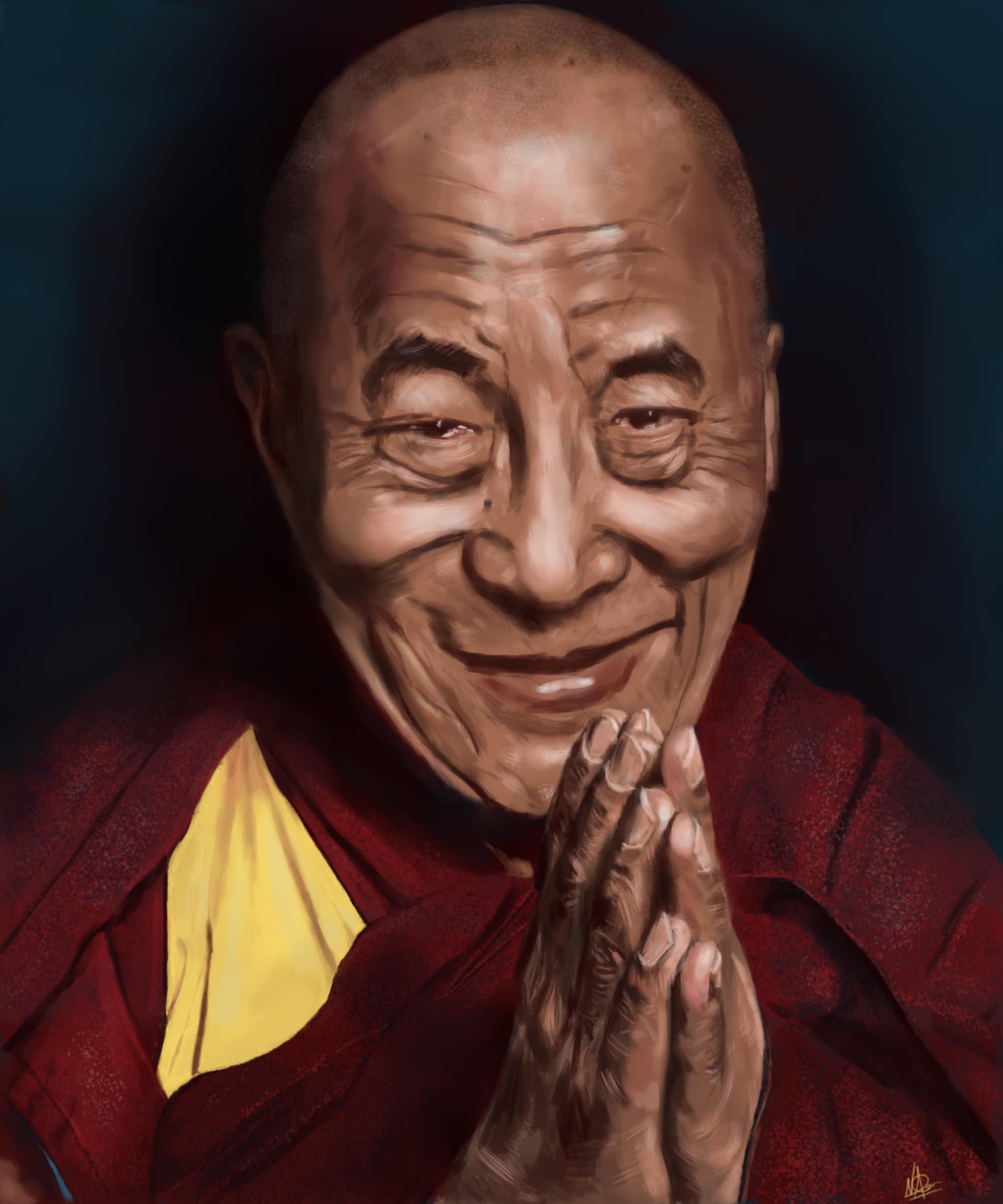 The Joy of Enlightenment - Finished Artworks - Krita Artists