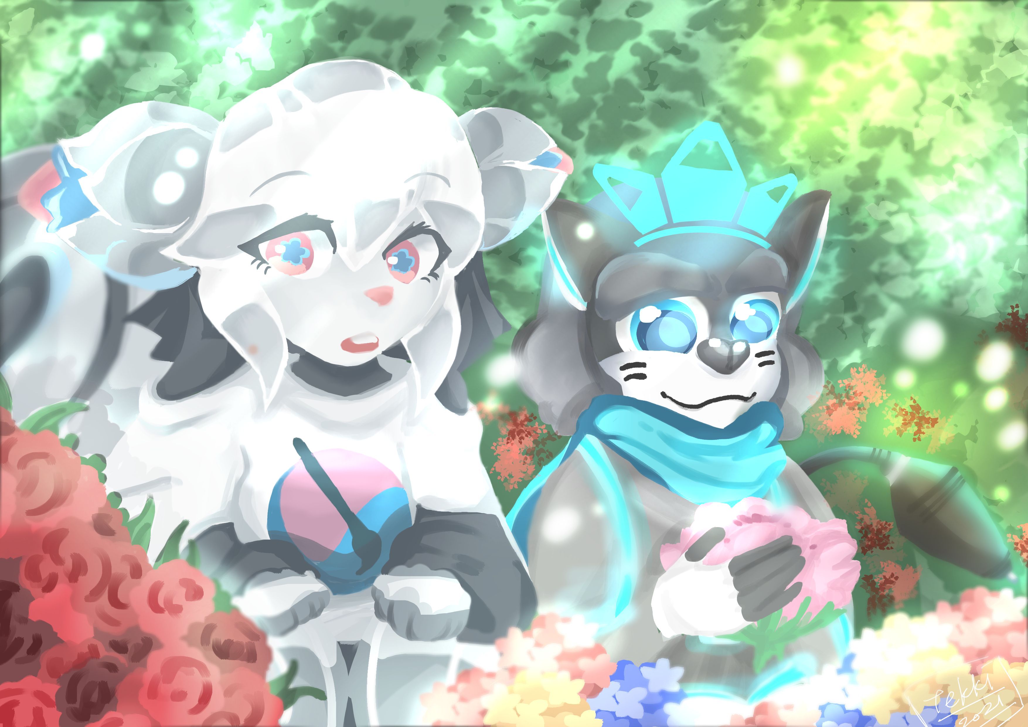 Flower Forest - Four Seasons Journey of Leon & KiKi - Krita Artists