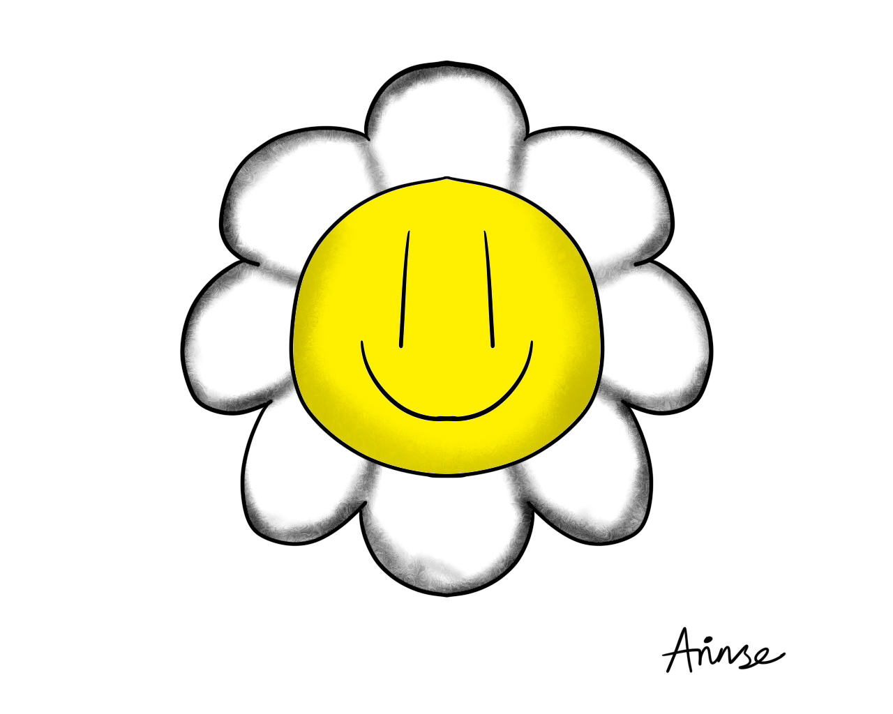 Smiling Flower - Finished Artworks - Krita Artists
