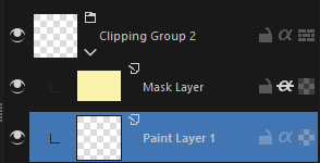 Panting via clipping mask - Basics & Interface - Krita Artists