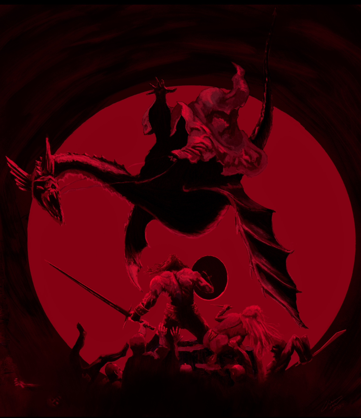 Frazetta Tribute, by Me - Finished Artworks - Krita Artists