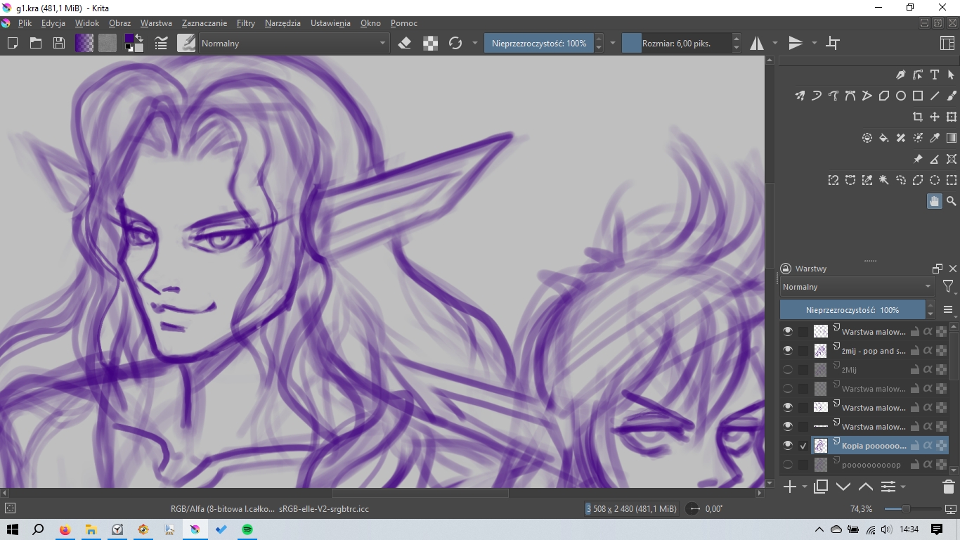 Ugh... tired - sketchbook - Krita Artists