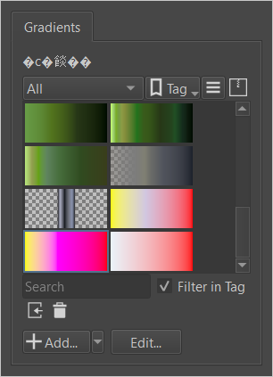 Can't the name of the custom gradient fill be in Chinese? - General ...