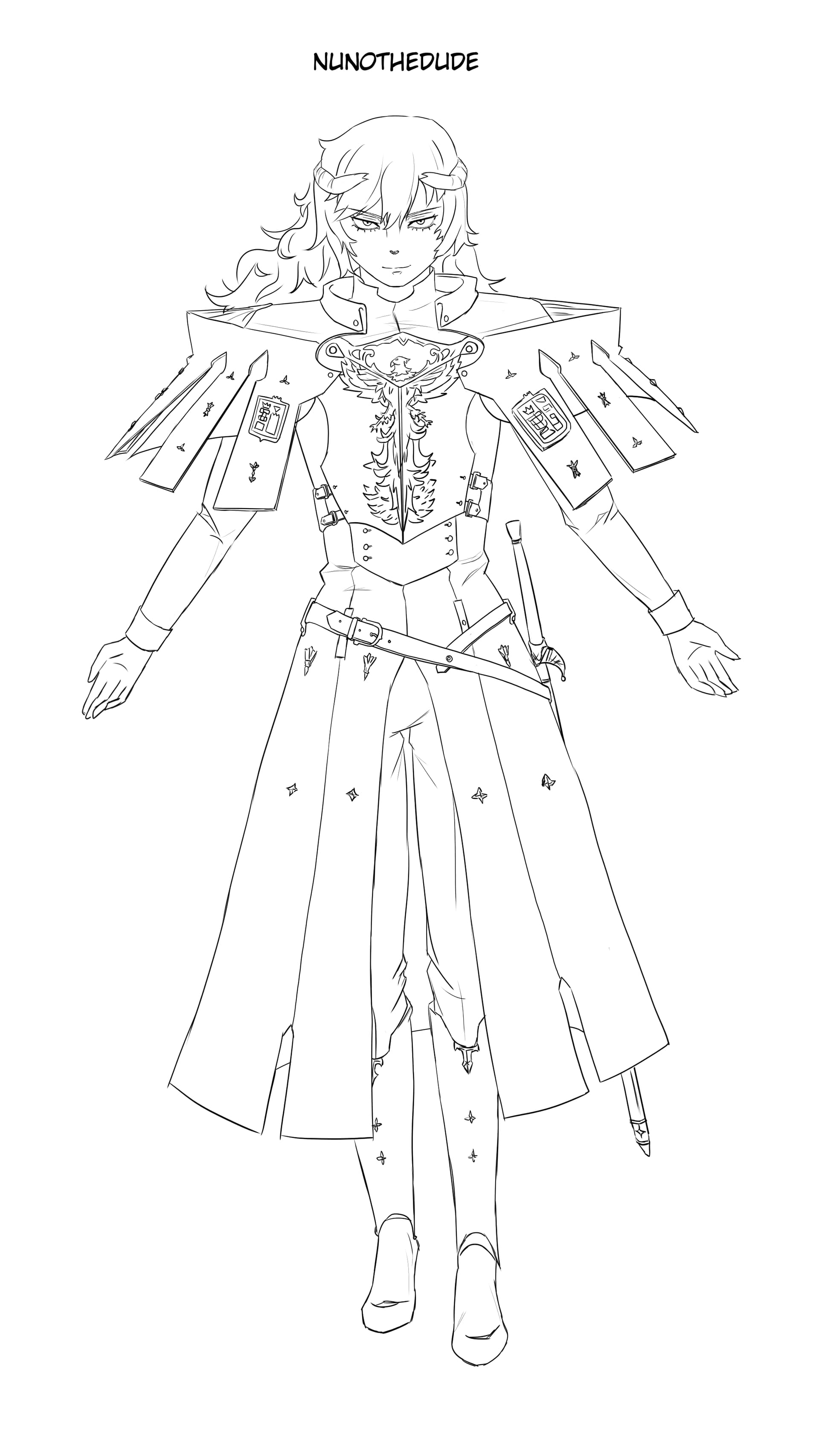 how to draw digital line art